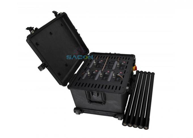 Professional 3G 4G Wimax Radio Frequency Blocker 5 Bands For Police ...