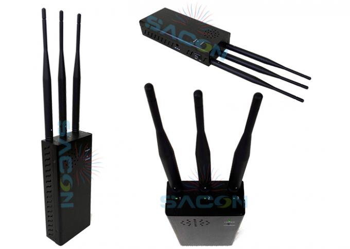 High Power Car Network Blocker Device 150m Range 3 Channels Built - In ...