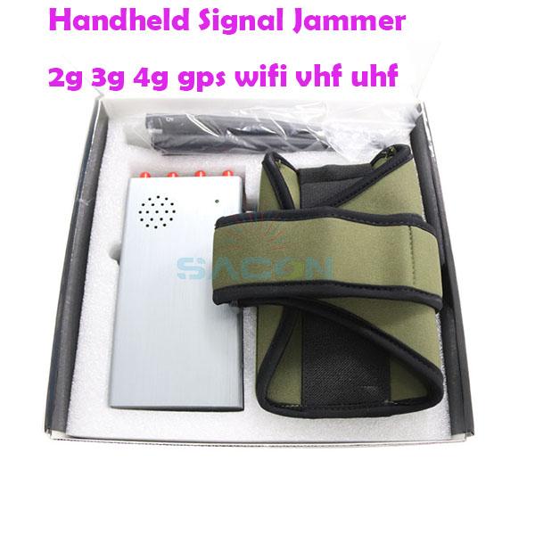 8000mAH 15m Portable Cell Phone Signal Interrupter 315 433