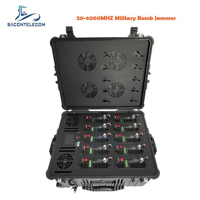 1350w Military DDS Convoy Bomb Jammer 20 Bands 20-6000mhz