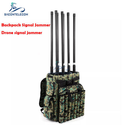6 Channels 155w High Power Backpack Jammer 2KM Distance VSWR Drone ...