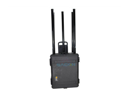 5 Antennas 150w Portable Manpack Jammer Waterproof Case With Customized ...