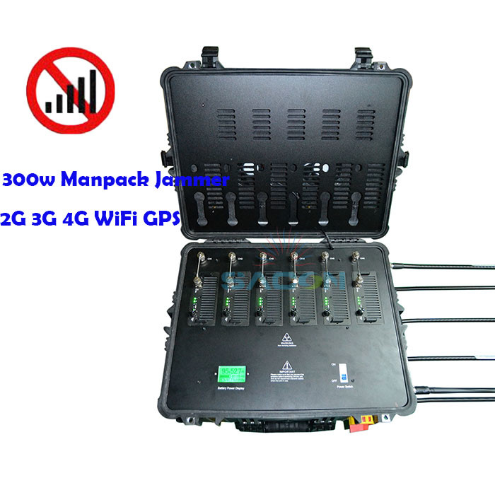 300w Backpack Jammer Prison Military Using Bomb Blcok 2G 3G 4G 5G WiFi ...